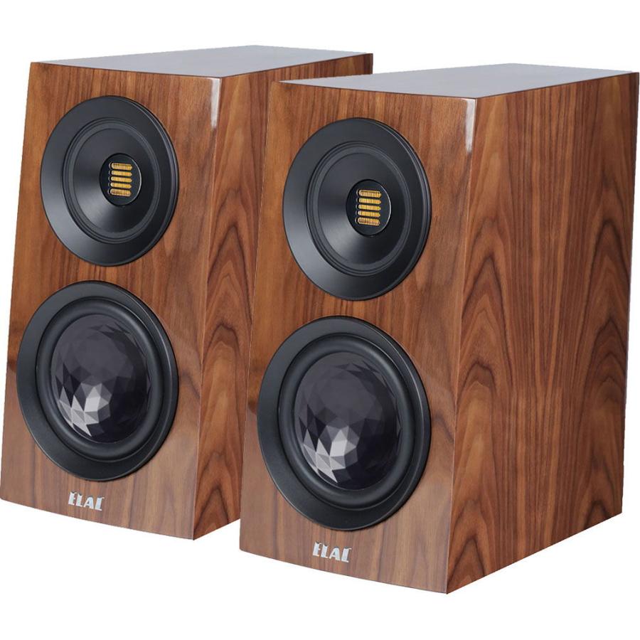 エラック 3ウェイ・ブックシェルフ・スピーカー(ペア/ 2本1組)ベラ(ハイグロス・ウォルナット) ELAC CONCENTRO-S503 ...
