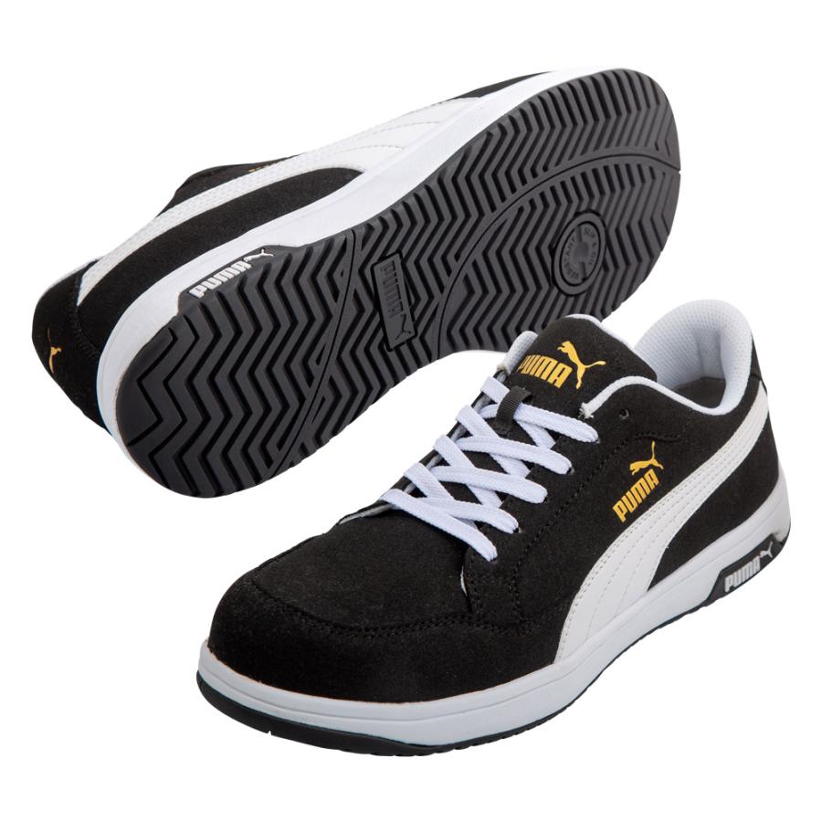 PUMA プーマ HERITAGE Airtwist 2.0 Black Low 25.5cm JSAA規格 A種 静電気帯電防止 SAFETY 64.215.0-BK-25.5 返品種別B ...
