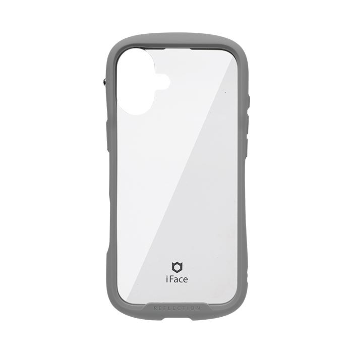 Hamee iPhone 16 Plus用 強化ガラスクリアケース iFace Reflection(グレー) 41-979747 返品種別A ...
