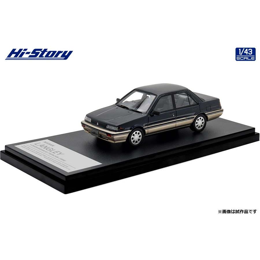 ハイ・ストーリー ハイストーリー 1/ 43 NISSAN LANGLEY 4 DOOR SEDAN GT TWINCAM (1988) ミッドナイトブルーパールメタリック/ スパークリング ...