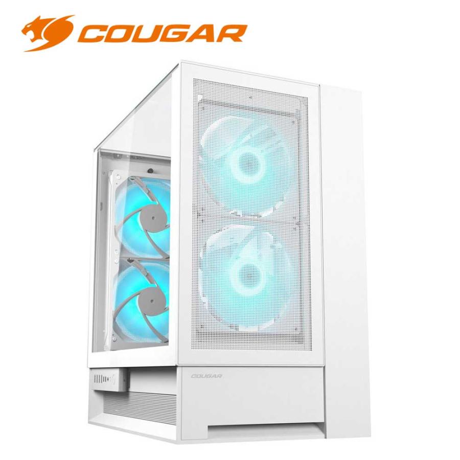 COUGAR｜クーガー Mini ITX / Micro ATX ATX対応 ミドルタワー PCケース「OmnyX」(ホワイト) CGR-2WA3W-RGB 返品種別B : Joshin ...