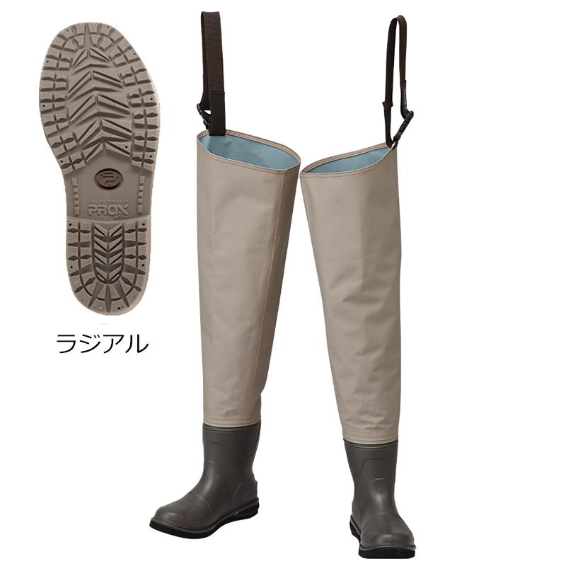 PROX プロックス テフロンポリエステルウェダー ヒップ ラジアルソール(3L/ 4Lサイズ28〜29.5cm)ライトキャメルベージュ 返品種別A : Joshin web - 通販 ...