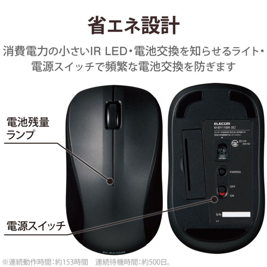 ELECOM エレコム ワイヤレスマウス Bluetooth IR LED 3ボタン Mサイズ 抗菌(ブラック) M-BY11BRKBK 返品種別A : Joshin web - 通販 ...