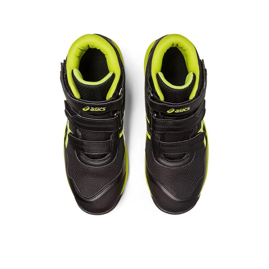 ASICS アシックス ウィンジョブ CP216 ブラックXネオンライム 26.0cm (安全靴)(JSAA規格A種認定品) 1273A076.001-26.0 返品種別B : Joshin ...