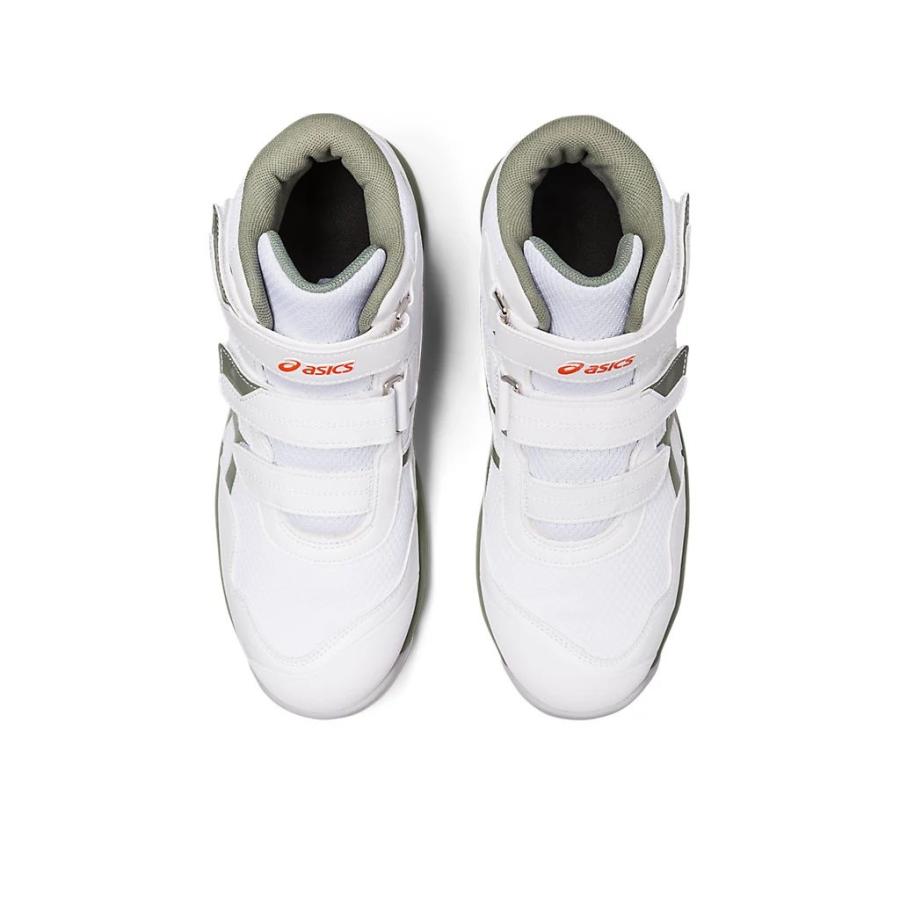 ASICS アシックス ウィンジョブ CP216 ホワイト×ライケングリーン 26.0cm (安全靴)(JSAA規格A種認定品) 1273A076.100-26.0 返品種別B ...