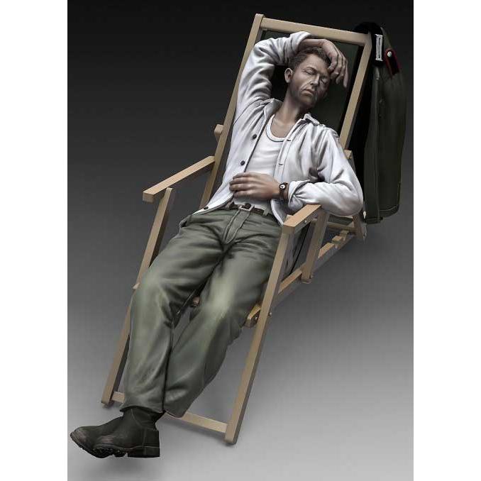 ロイヤルモデル 1/ 35 WWII 安楽椅子で眠るドイツ歩兵(RM852)レジンフィギュア 返品種別B : 4571512721395-52 ...