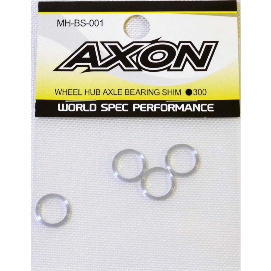 AXON WHEEL HUB AXLE BEARING SHIM 1.0mm (4pic)(MH-BS-001)ラジコンパーツ 返品種別B ...