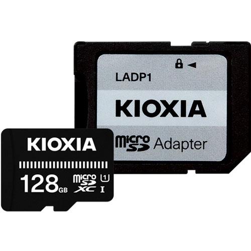 KIOXIA KIOXIA｜キオクシア (国内正規品)microSDXCメモリカード 128GB Class10 UHS-I EXCERIA BASIC KMUB-A128G 返品種別A ...