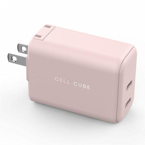 FUNMAXJAPAN(ファンマックスジャパン) CellCube AC充電器 65W USB Type-C2ポート (薄桜) CCAC14-LC 返品種別A : Joshin web ...