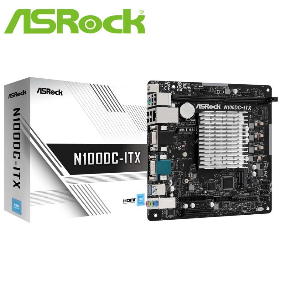 ASRock（アスロック） ASRock｜アスロック ASRock N100DC-ITX / Intel CPUオンボード Mini-ITX対応マザーボード N100DC-ITX 返品種別B ...