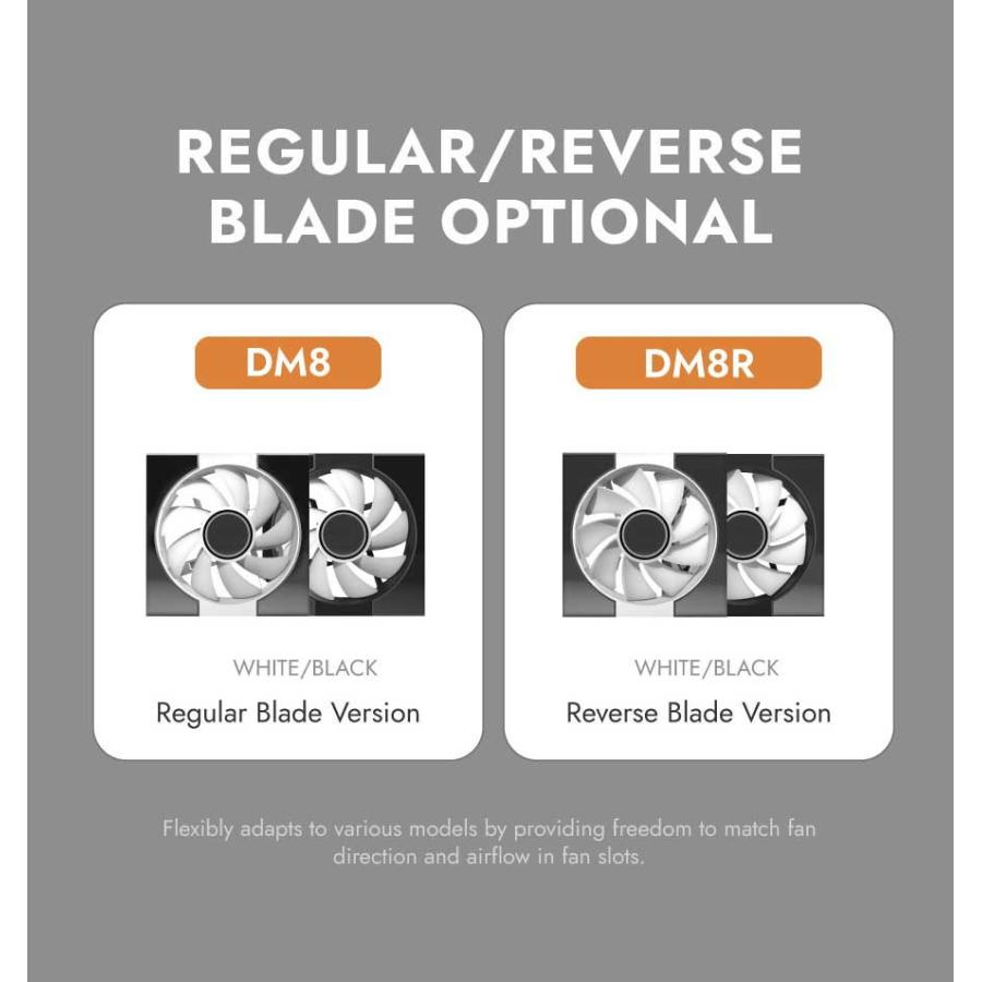 darkFlash｜ダークフラッシュ インフィニティミラー搭載 120mm ARGB ケースファン DM8(ブラック) DM8-BLACK-SINGLEFAN 返品種別B : Joshin ...