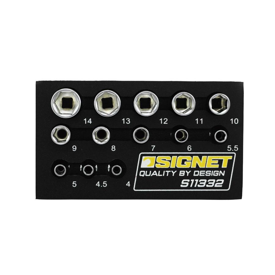 SIGNET 1/ 4DR ソケットセット DESIGNトレー 13PCS シグネット 11332 返品種別B : Joshin web - 通販 - Yahoo!ショッピング