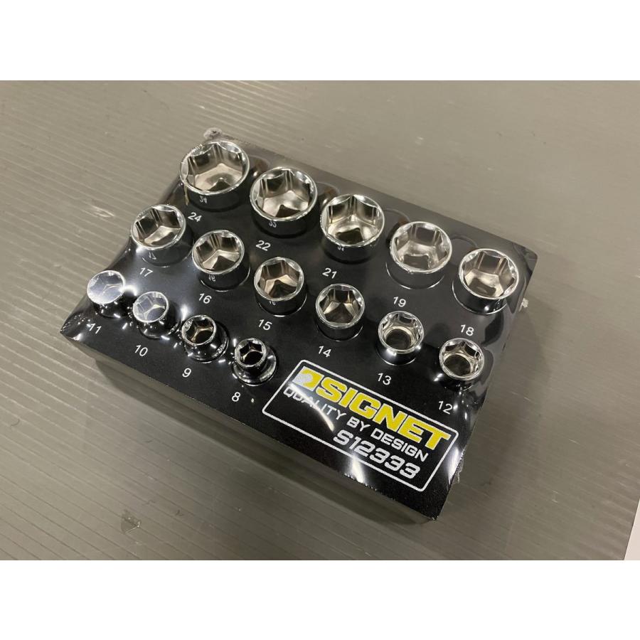 SIGNET 3/ 8DR ソケットセット DESIGNトレー 15PCS シグネット 12333 返品種別B : Joshin web - 通販 - Yahoo!ショッピング