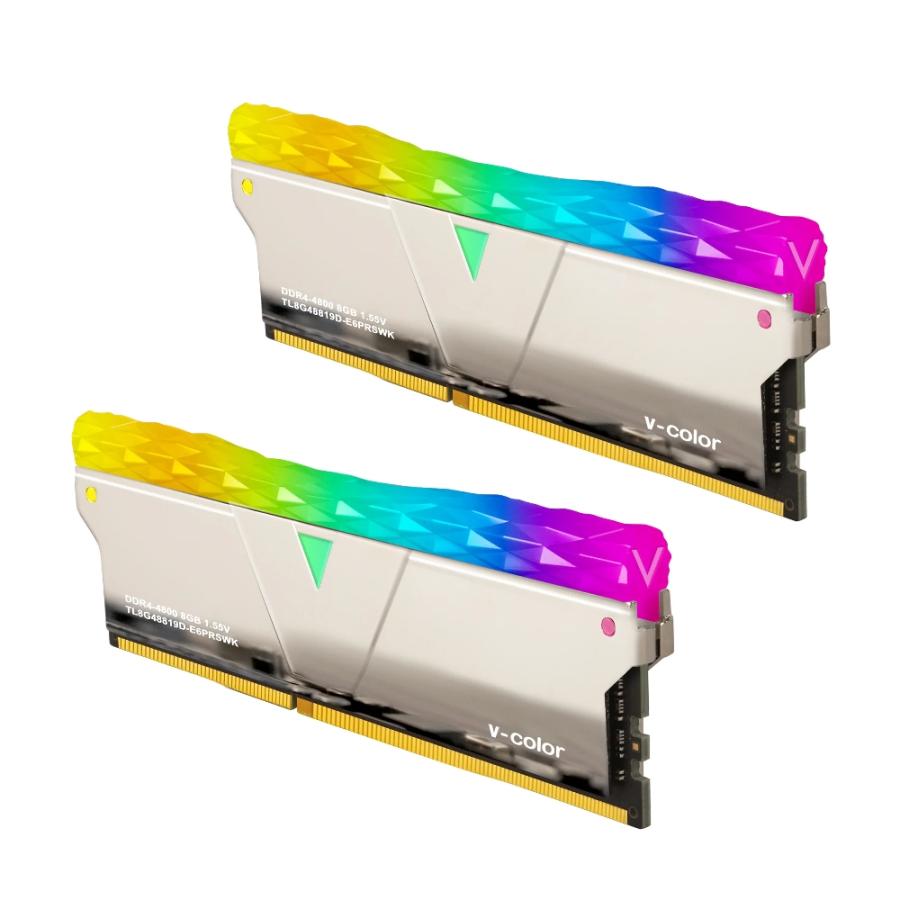 V-Color PRISM PRO RGB Series PC4-38400 / DDR4 4800 Mhz メモリモジュール 8GB × 2 ...