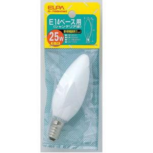 ELPA シャンデリア球 25W(ホワイト) ELPA G-700H-W 返品種別A : 4901087098484-21-12312 : Joshin web - 通販 - Yahoo!ショッピング