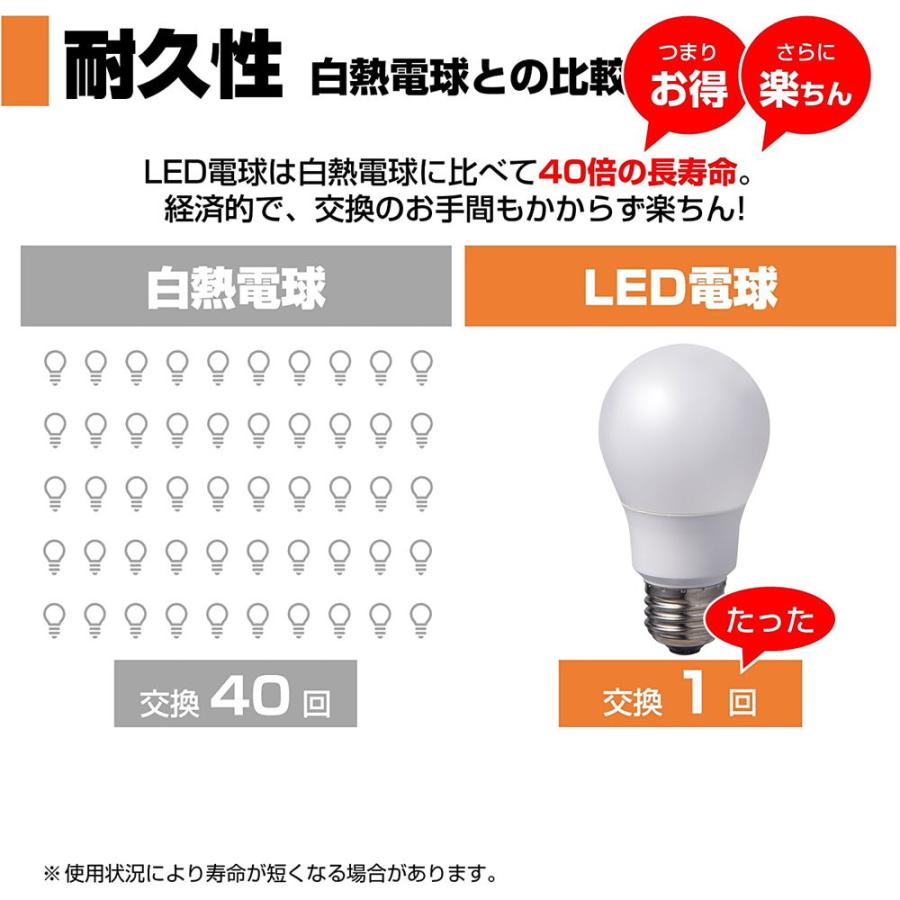 ELPA LED電球 一般電球形 810lm(電球色相当) エルパ LDA7L-G-G5104 返品種別A : Joshin web - 通販 - Yahoo!ショッピング