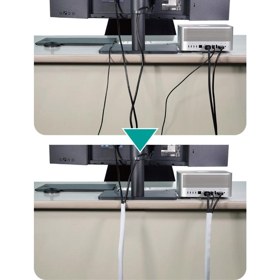 ELPA クロスモール(ホワイト) Sサイズ電源ケーブル2本収納用 CM-S015(W) 返品種別A : Joshin web - 通販 - Yahoo!ショッピング