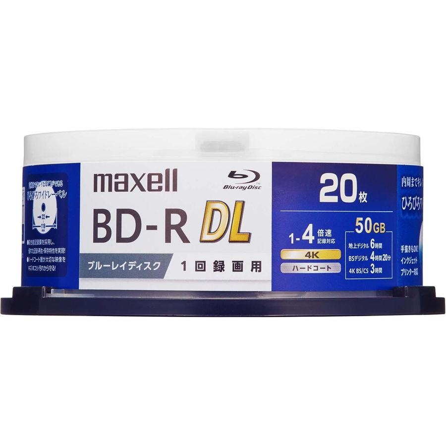 maxell マクセル 4倍速対応BD-R DL 20枚パック 50GB ホワイトプリンタブル BRV50WPG.20SP 返品種別A : Joshin web - 通販 - Yahoo!ショッピング
