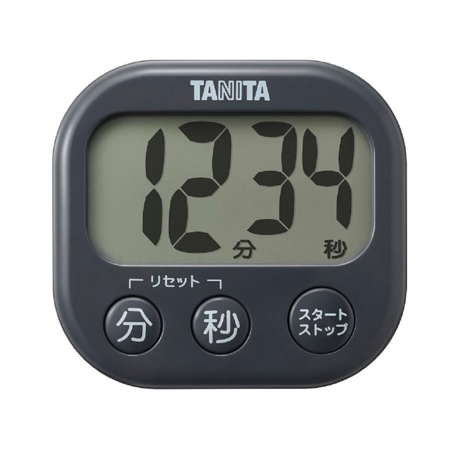 TANITA タニタ デジタルタイマー ダークグレー 抗菌でか見えタイマー TD-429-GY 返品種別A : Joshin web - 通販 - Yahoo!ショッピング
