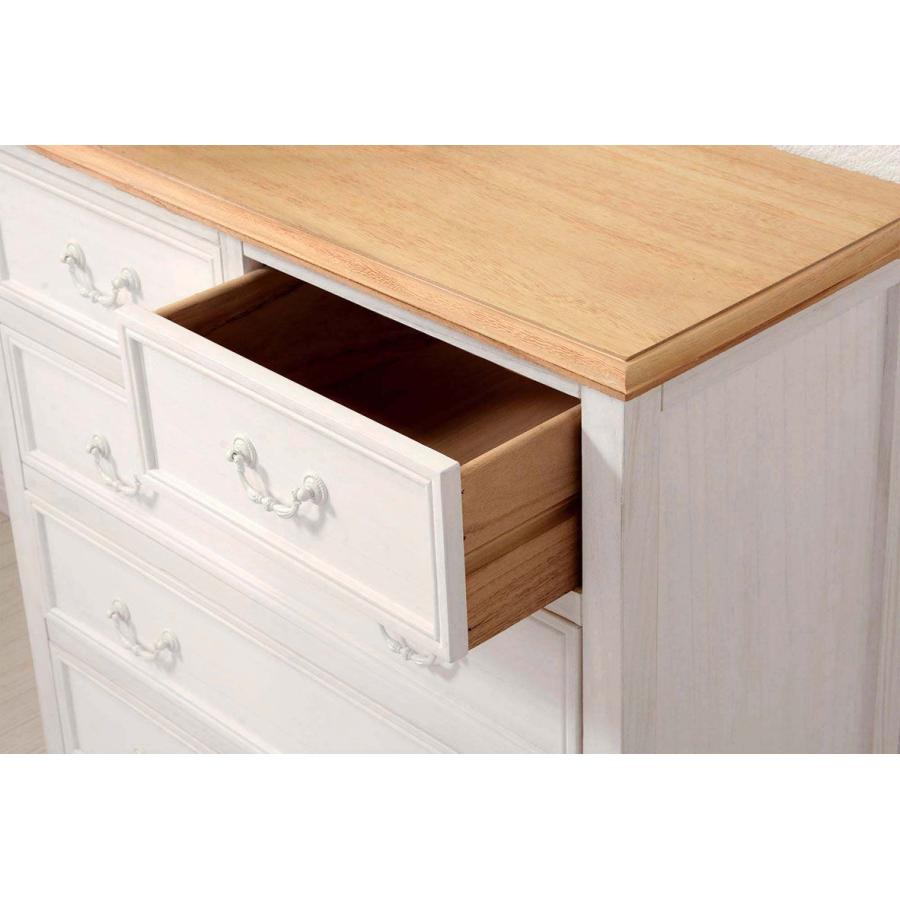 HAGIHARA(萩原) ブロカントチェスト(アンティークホワイト・幅80cm) BROCANTE(ブロカント) MCH-7321WH 返品種別A :4934257173155-25 ...