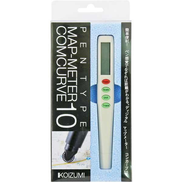小泉測機 ペンタイプマップメータ (アイボリー) KOIZUMI COMCURVE-10 ディジタルマップメーター コンカーブ10 CV-10 ...