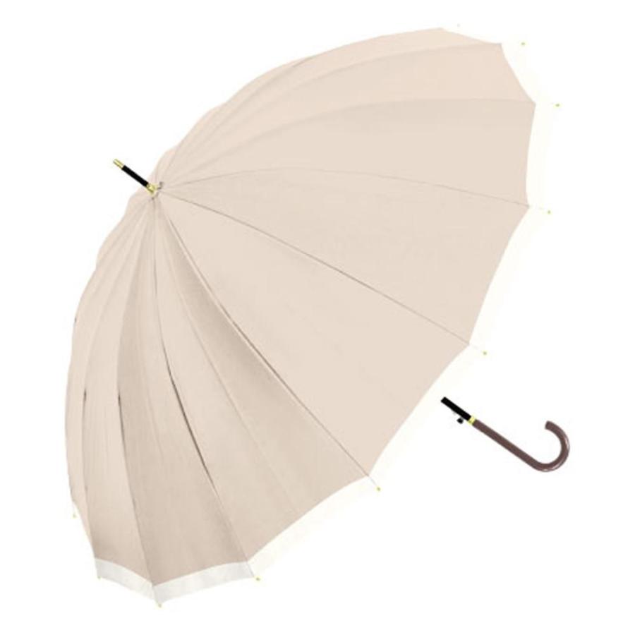 Natural basic(ナチュラルベーシック) レディース 傘 16本骨(ベージュ・55cm) BF026426-1A-2A 返品種別A : Joshin web - 通販 - Yahoo ...
