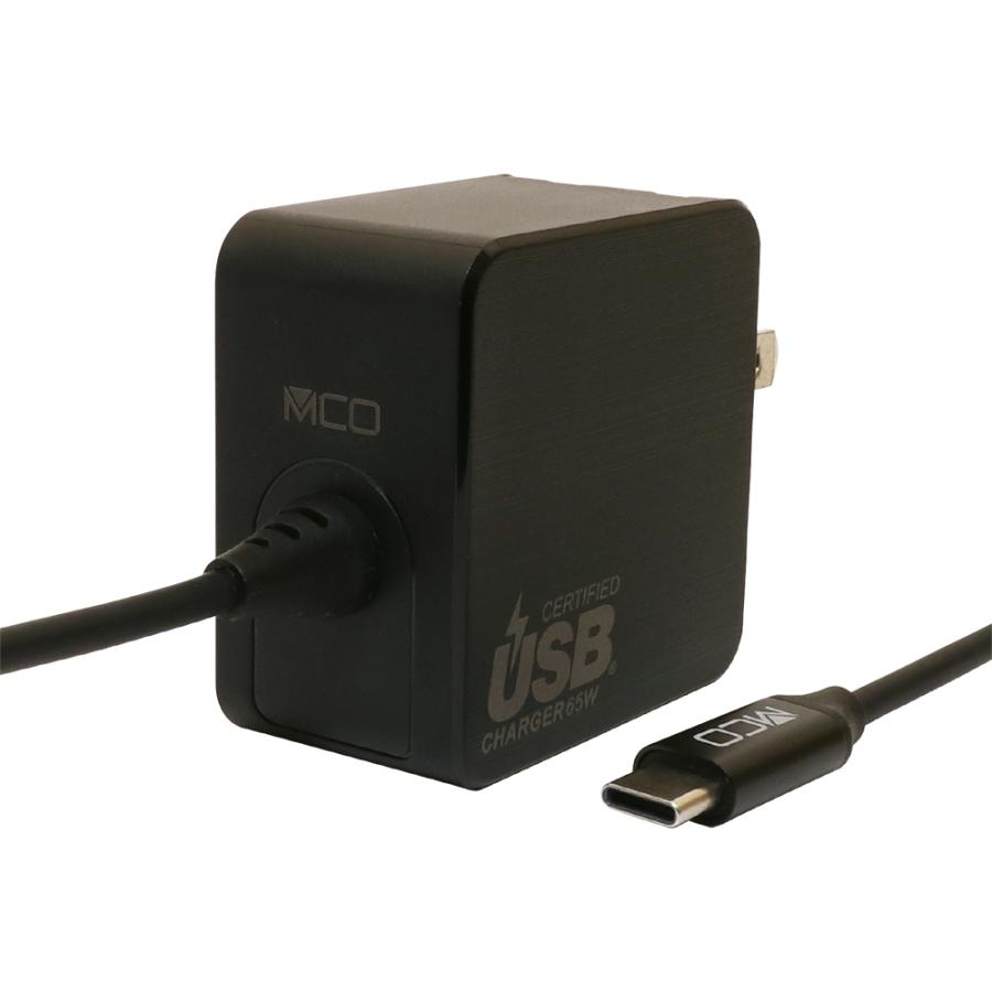 ミヨシ MCO USB PD対応 GaN USB-ACアダプタ ケーブル一体型 65W 1.5m(ブラック) IPA-GC15AN/ BK 返品種別A : Joshin web - 通販 ...