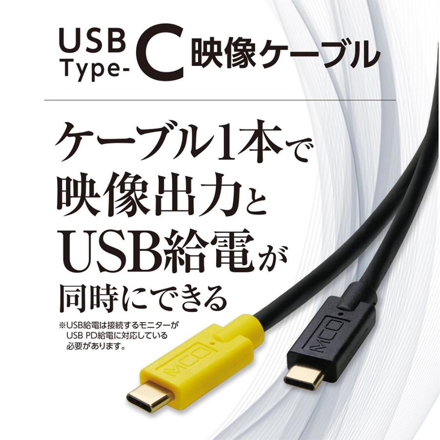 ミヨシ MCO Type-C映像出力/ USB給電ケーブル 1.2m USB-CCD12/ BK 返品種別A : Joshin web - 通販 - Yahoo!ショッピング