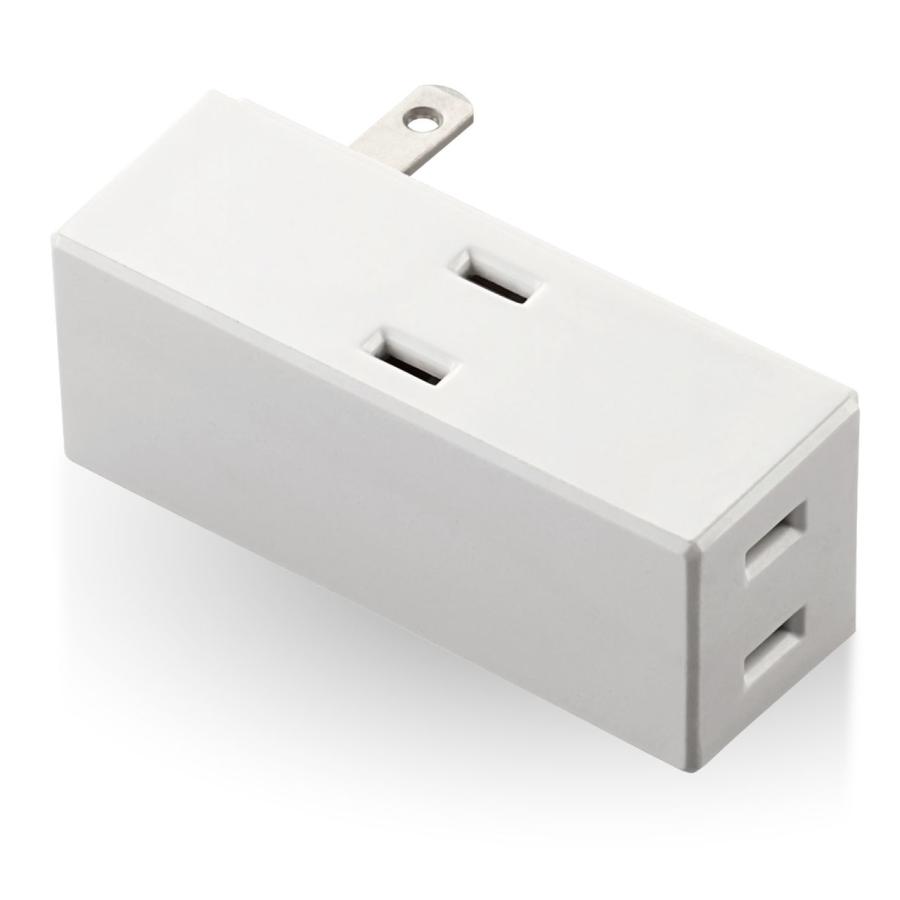 ELECOM エレコム トリプルタップ 2ピン 3個口 サイドタイプ(ホワイト) T-TR04-2300WH 返品種別A : Joshin web - 通販 - Yahoo!ショッピング