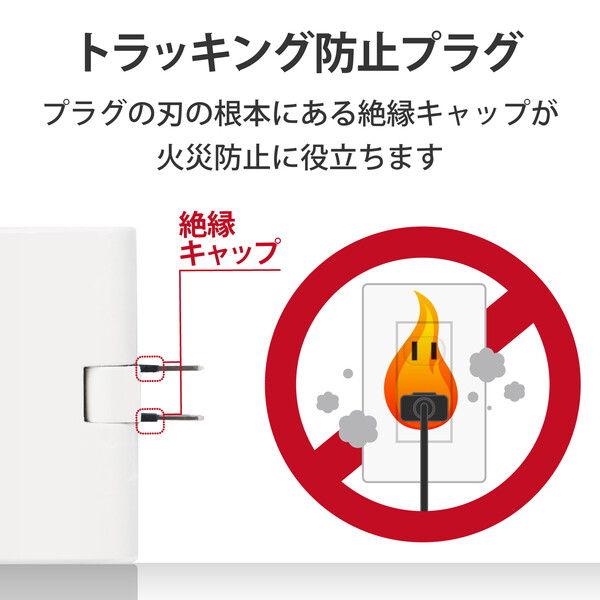 ELECOM エレコム トリプルタップ 2ピン 3個口 アンダータイプ(ホワイト) T-TR05-2300WH 返品種別A : Joshin web - 通販 - Yahoo!ショッピング