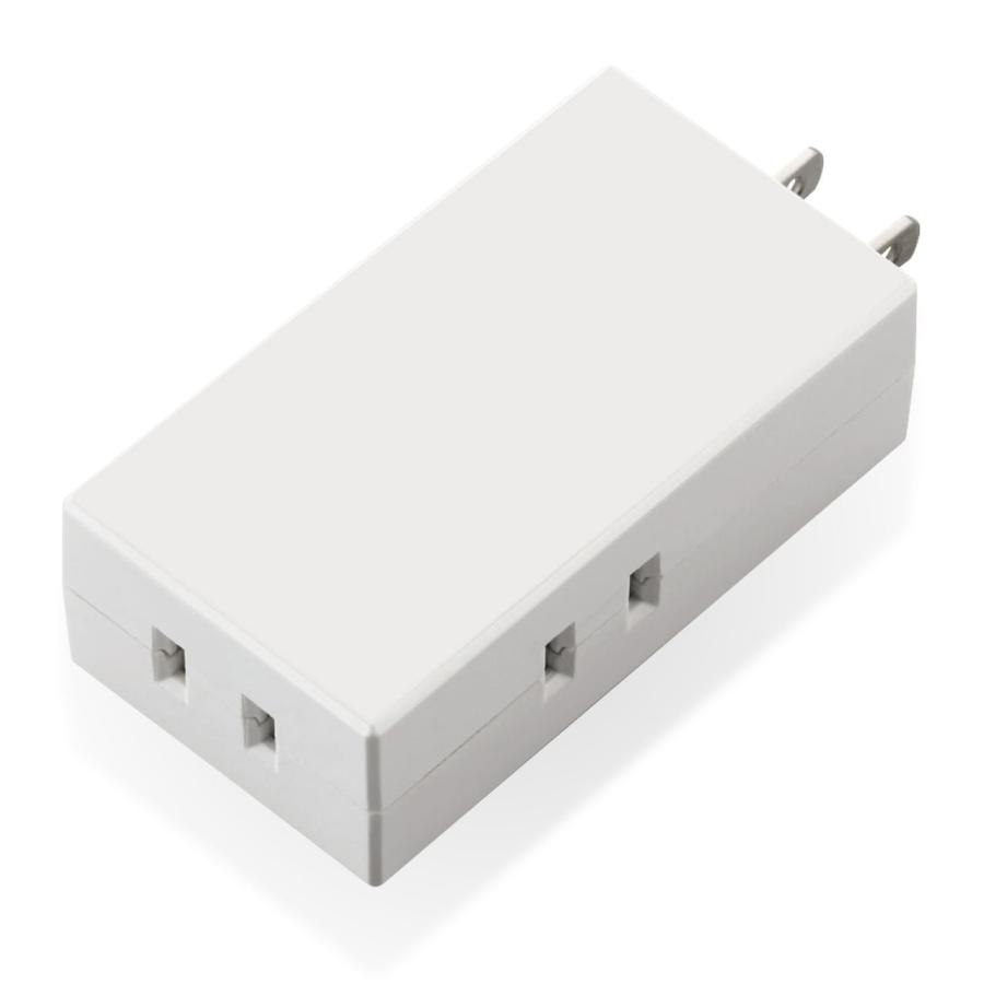ELECOM エレコム トリプルタップ 2ピン 3個口 モバイルタイプ(ホワイト) T-TR06-2300WH 返品種別A : Joshin web - 通販 - Yahoo!ショッピング