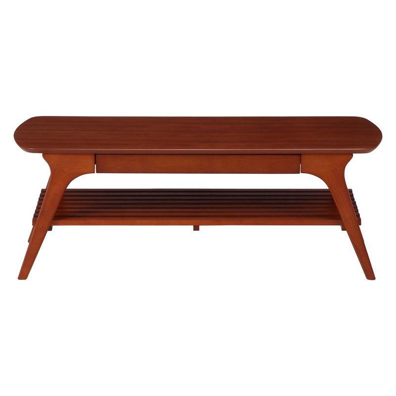 不二貿易 引出し付きセンターテーブル(ブラウン) 98070 返品種別A : Joshin web - 通販 - Yahoo!ショッピング