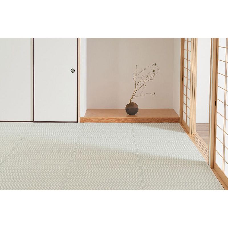 HAGiHARA HAGIHARA(萩原) 洗えるい草風カーペット パスラッシュ 江戸間6畳(261×352cm・グリーン) passrush(パスラッシュ) パスラツシユE6GR4フチ 返品 ...