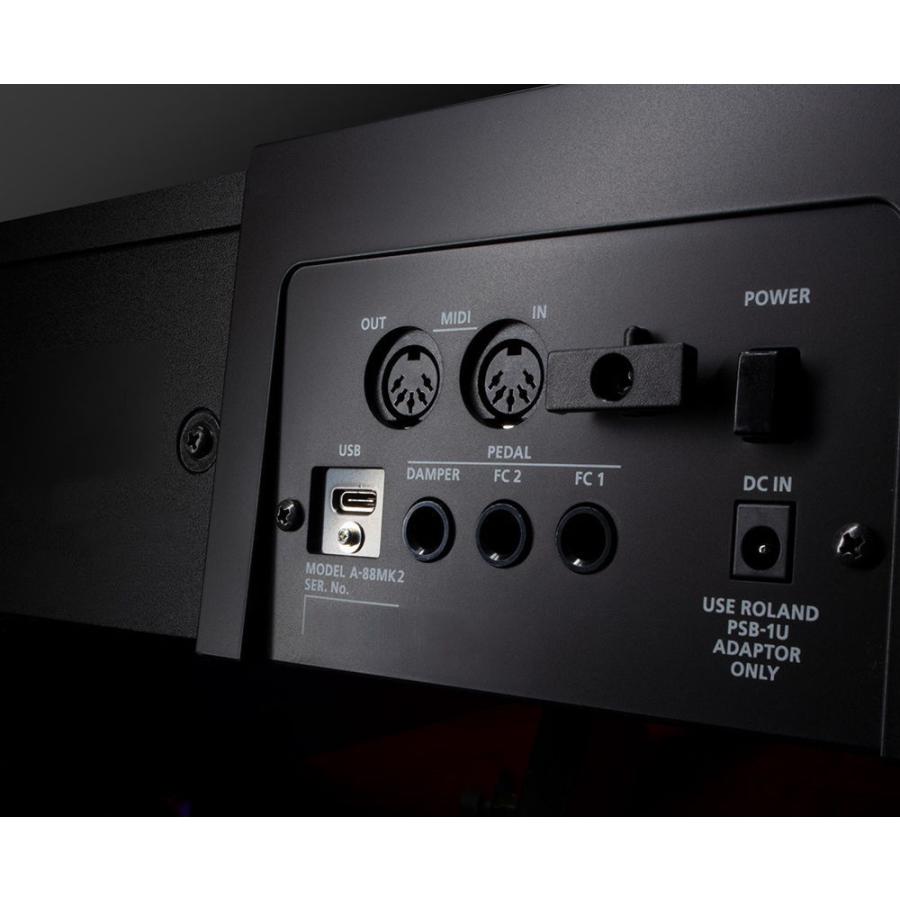ローランド 88鍵MIDIキーボード・コントローラー Roland A-88MKII MIDI Keyboard Controller A ...