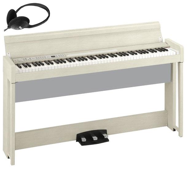 コルグ 電子ピアノ(ホワイト・アッシュ)(ヘッドホン付き) KORG C1 Air C1AIR C1-AIR-WA 返品種別A ...