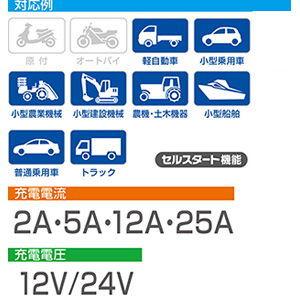大橋産業 12V/ 24Vバッテリー充電器 BAL SMART CHARGER 25A 2708 返品種別A :4960169027088-37-18046:Joshin web - 通販 ...