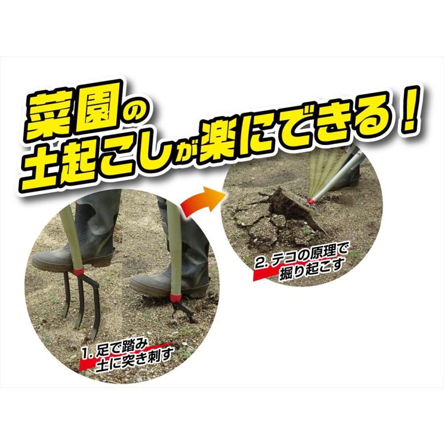 浅香工業 金象 土起こしフォーク(3本爪) 農作業用品 79813 返品種別B : Joshin web - 通販 - Yahoo!ショッピング