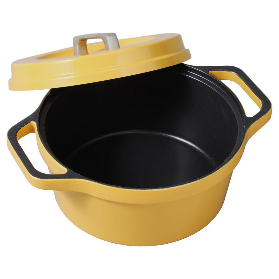 アイリスオーヤマ (IH対応)無加水鍋 20cm サフランイエロー IRIS OHYAMA COTOCO MKSN-S20サフランイエロ- 返品種別A :4967576609968-24 ...