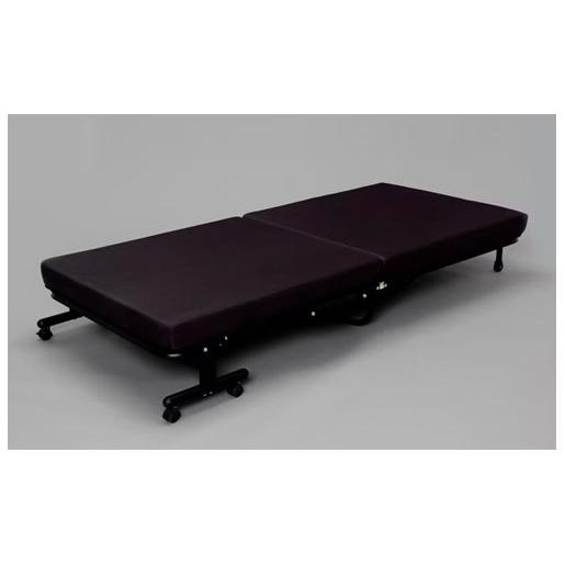 IRIS OHYAMA アイリスオーヤマ 折りたたみベッド セミシングル OTBSS-KRH(ブラック) OTBSS-KRHブラツク 返品種別A : Joshin web - 通販 ...