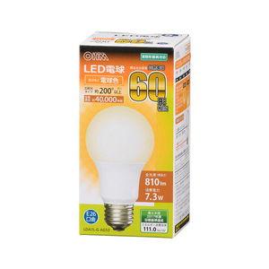 OHM オーム LED電球 一般電球形 810lm(電球色相当) LDA7L-G AG53 返品種別A : Joshin web - 通販 - Yahoo!ショッピング