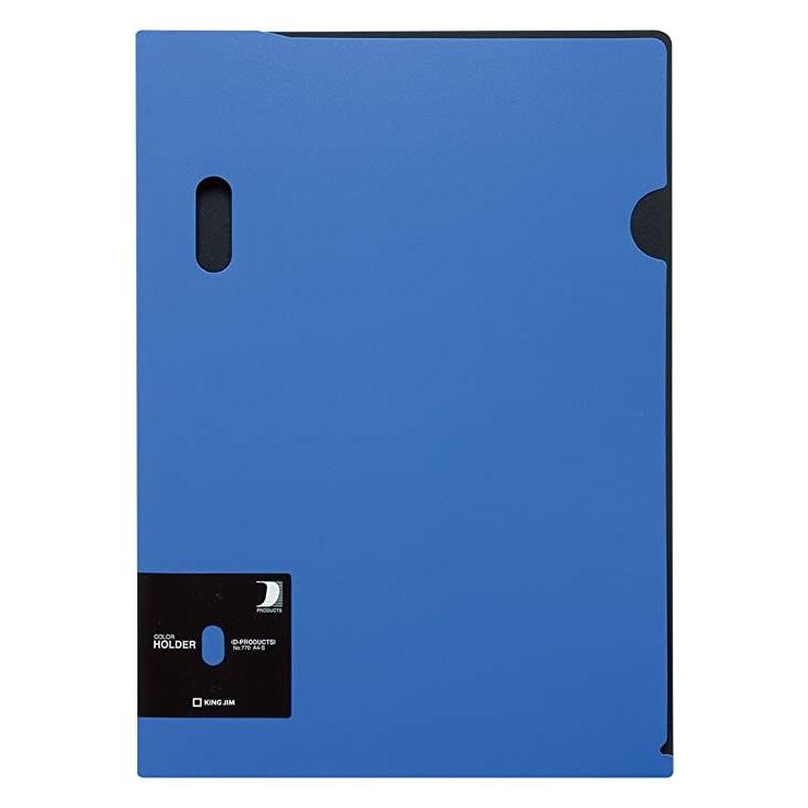 KING JIM キングジム カラーホルダー「D-PRODUCTS」 770(A4 タテ型・青) 770アオ 返品種別A : Joshin web - 通販 - Yahoo!ショッピング
