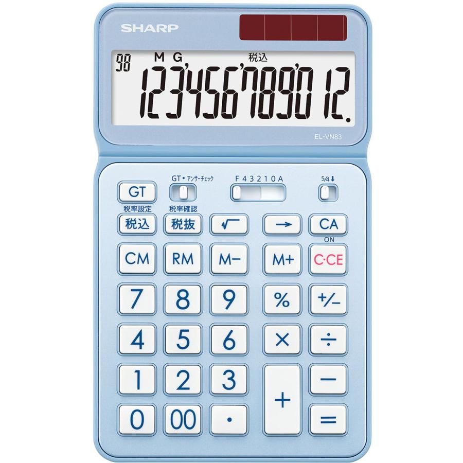 国産品 シャープ SHARP 電卓 ナイスサイズタイプ 12桁 EL-N432X www.nikko-b.sakura.ne.jp