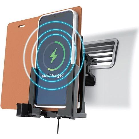 星光産業 手帳ケースを開いて収納できるワイヤレス充電スマホホルダー エアコンルーバー取付タイプ EXEA EC228 返品種別A : Joshin web - 通販 - Yahoo!ショッピング