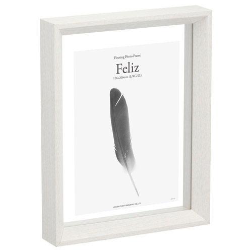 HAKUBA ハクバ フローティングフォトフレーム L/ KG(ハガキ)/ 2L(カビネ)サイズ(ホワイト) Feliz(フェリス) FWFFZ-WT2L 返品種別A : Joshin web ...