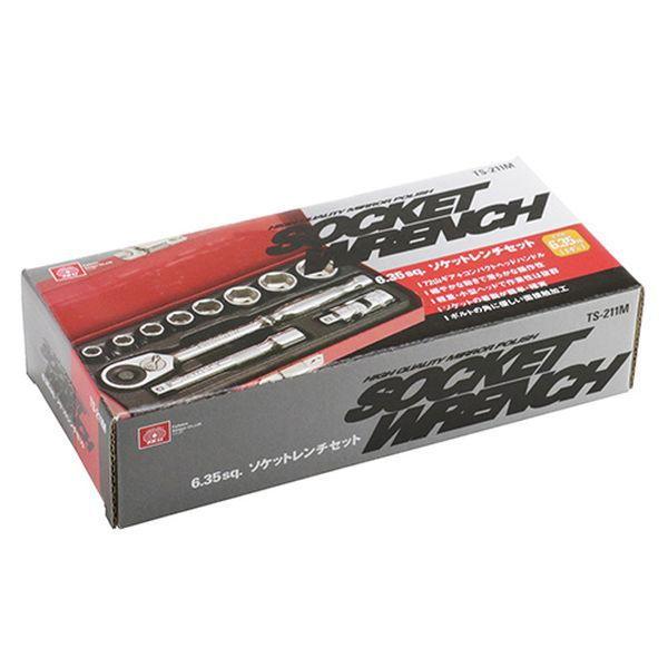 SK11 1/ 4ソケットレンチセット(差込角6.35mm) 藤原産業 TS-211M_11PCS 返品種別B : Joshin web - 通販 - Yahoo!ショッピング