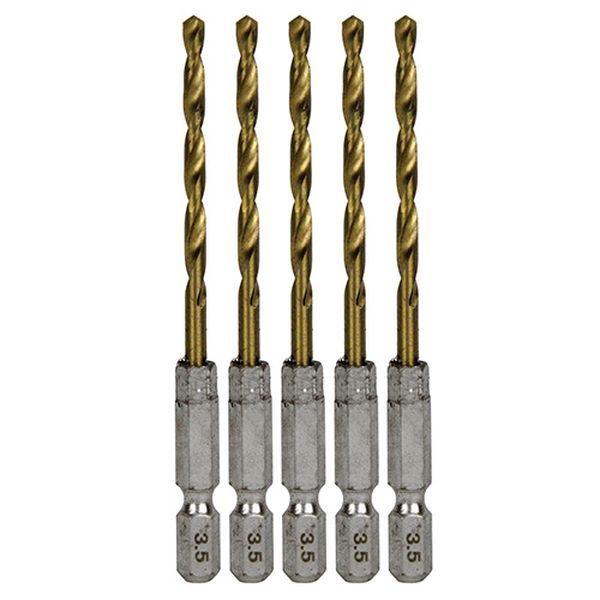 SK11 六角軸Tin鉄ドリル 普通 3.5mm 5本セット 藤原産業 ノーマルTIN3.5*5P 返品種別B : Joshin web - 通販 - Yahoo!ショッピング