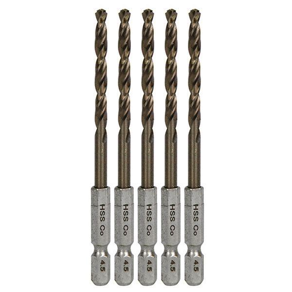 SK11 六角軸Coステンドリル 普通 4.5mm 5本セット 藤原産業 ノーマルSUS4.5*5P 返品種別B : Joshin web - 通販 - Yahoo!ショッピング