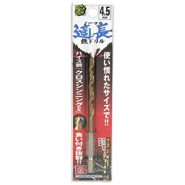SK11 六角軸Tin鉄ドリル 普通 差込角6.35mm(4.5mm) 藤原産業 ノーマルTIN4.5 返品種別B : 4977292328838-26-48283 : Joshin web ...