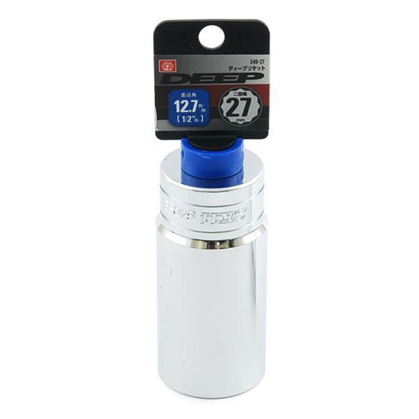 SK11 ディープソケット 差込角12.7mm(1/ 2インチ) 対辺27mm 藤原産業 S4D-27 返品種別B :4977292851374-26-29901:Joshin web ...