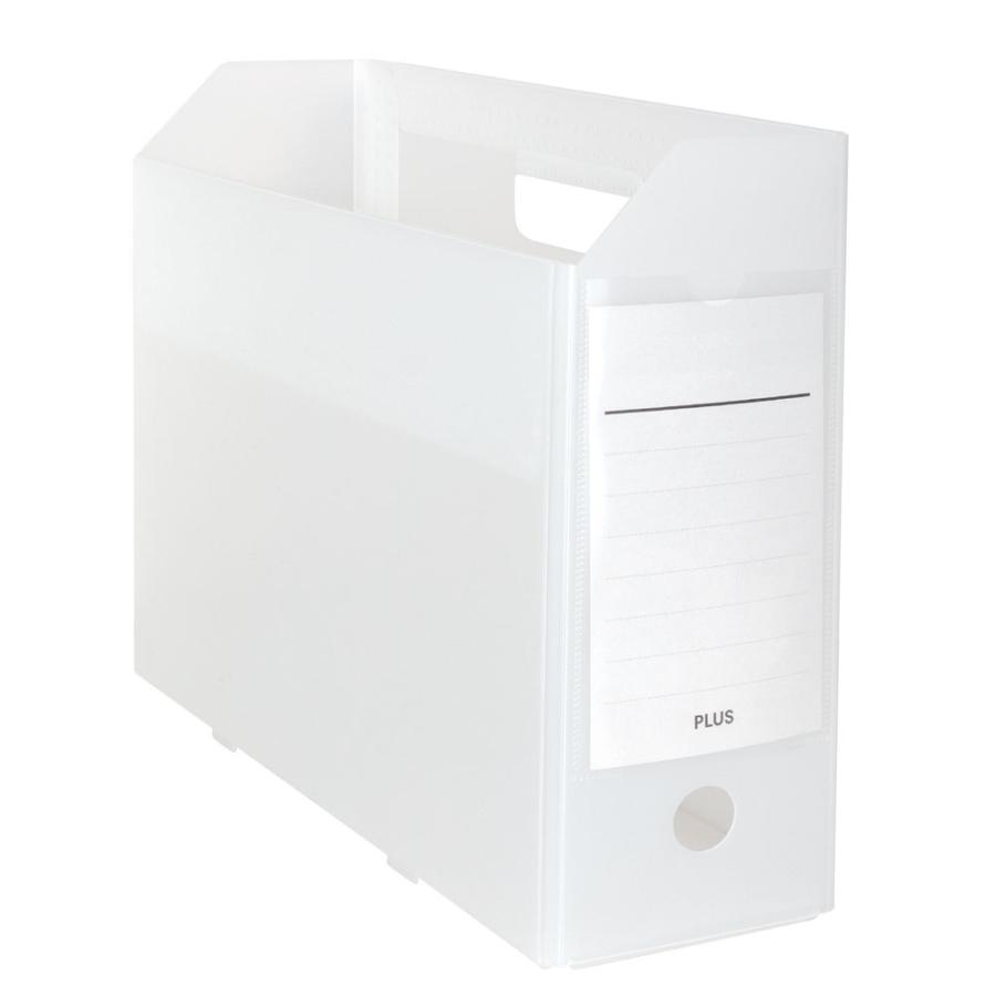 PLUS プラス ファイルボックス PP製 A4 ヨコ ボックスファイル+(クリアホワイト) FL-125BF(76008) 返品種別A : Joshin web - 通販 - Yahoo ...
